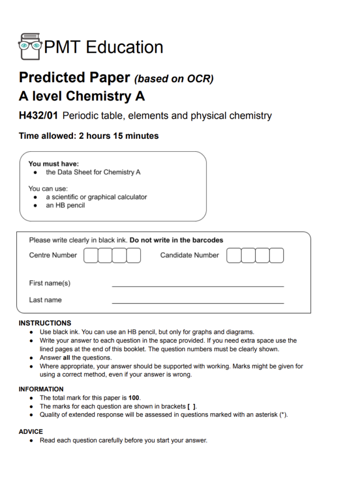2025 Free Predicted Papers | PMT Education